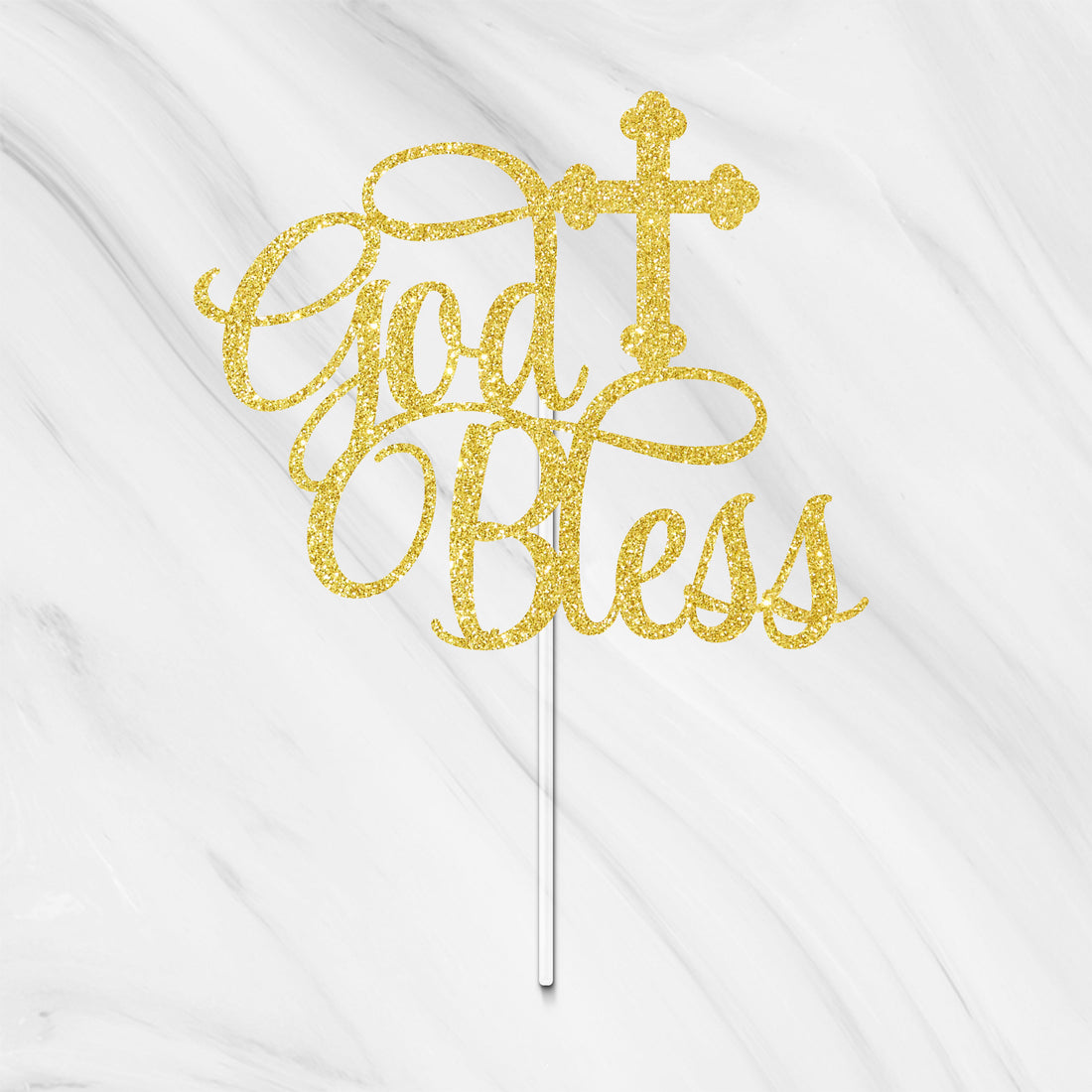 God Bless Cake Topper – Zest Cake Bar